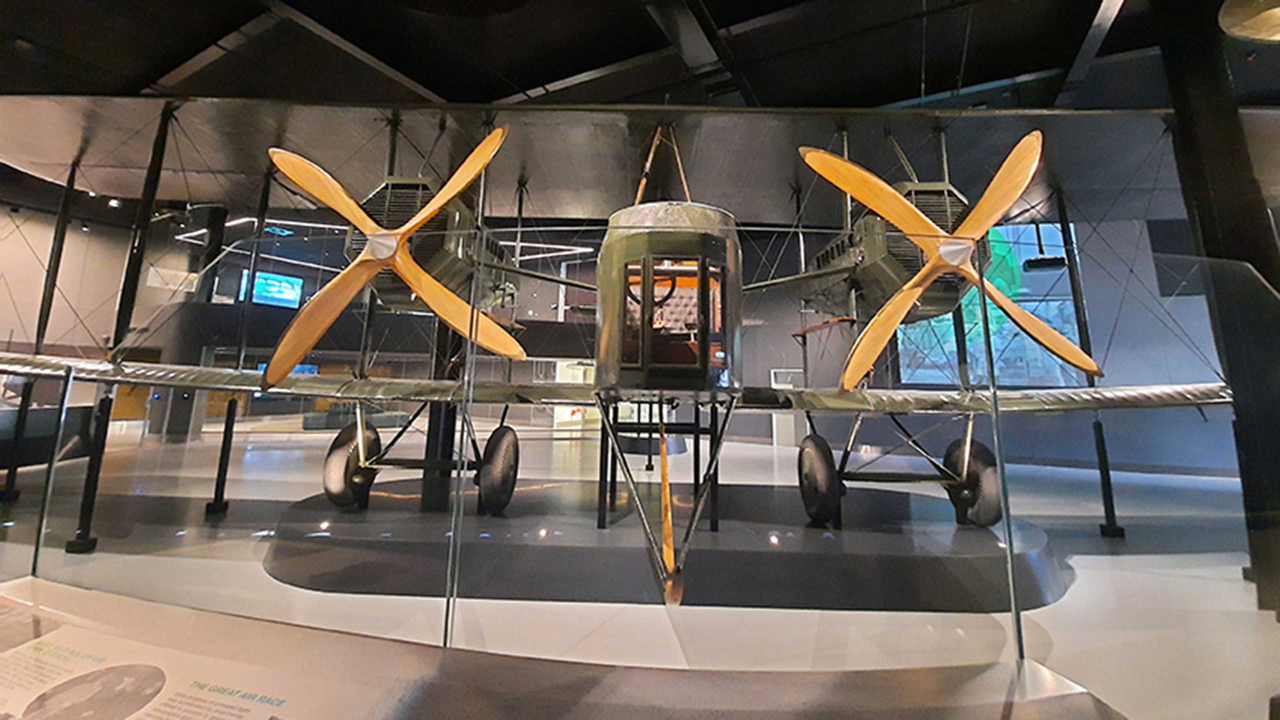 Vickers Vimy exhibition, Adelaide Airport | Adelaide Beaches
